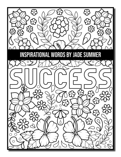 Inspirational Words Coloring Book | Jade Summer