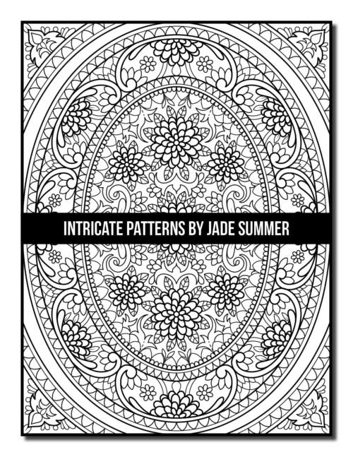 Intricate Patterns Coloring Book | Jade Summer