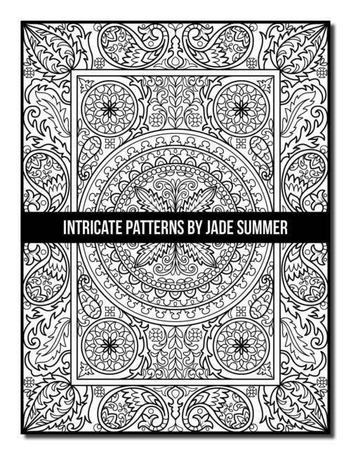 Intricate Patterns Coloring Book | Jade Summer