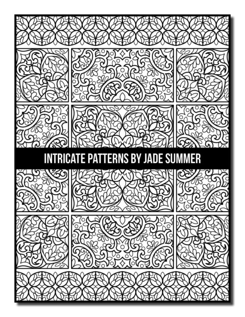 Intricate Patterns Coloring Book | Jade Summer