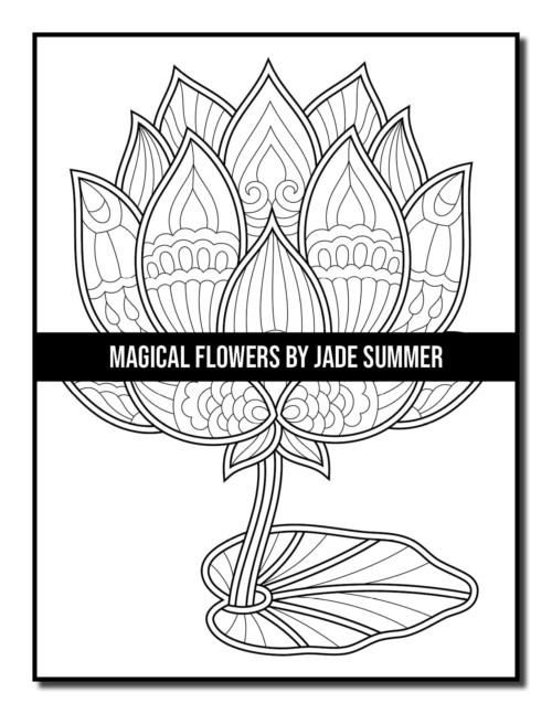 Magical Flowers Coloring Book – Jade Summer