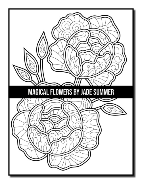 Magical Flowers Coloring Book – Jade Summer