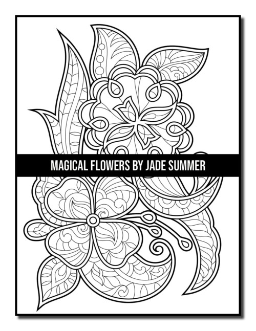 Magical Flowers Coloring Book – Jade Summer
