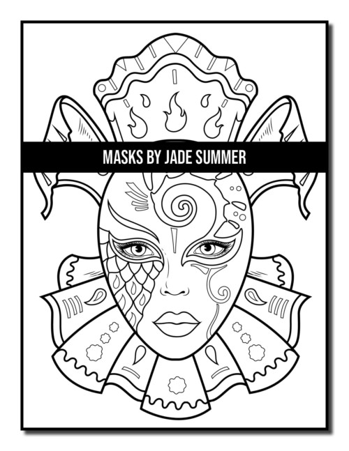 Masks Coloring Book | Jade Summer