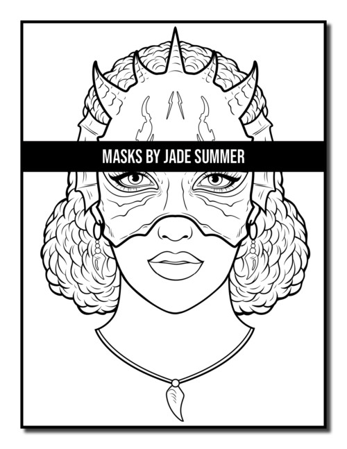 Masks Coloring Book | Jade Summer