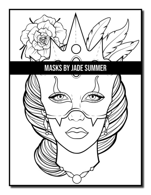 Masks Coloring Book | Jade Summer