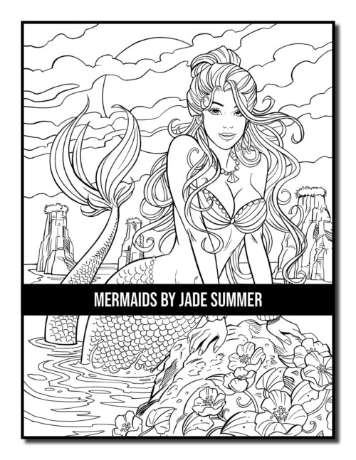 Mermaids Coloring Book – Jade Summer