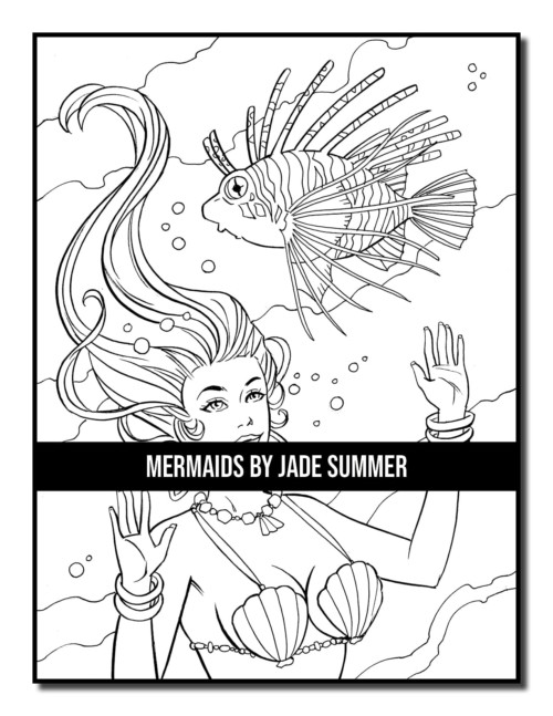 Mermaids Coloring Book – Jade Summer