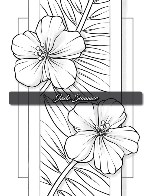 Minimalist Art Coloring Book – Jade Summer