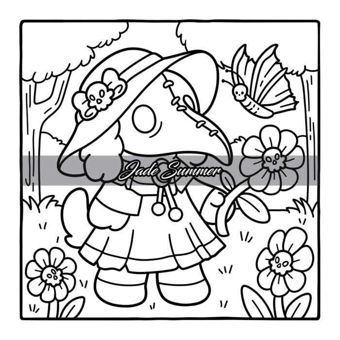 Spooky Moments Coloring Book | Jade Summer