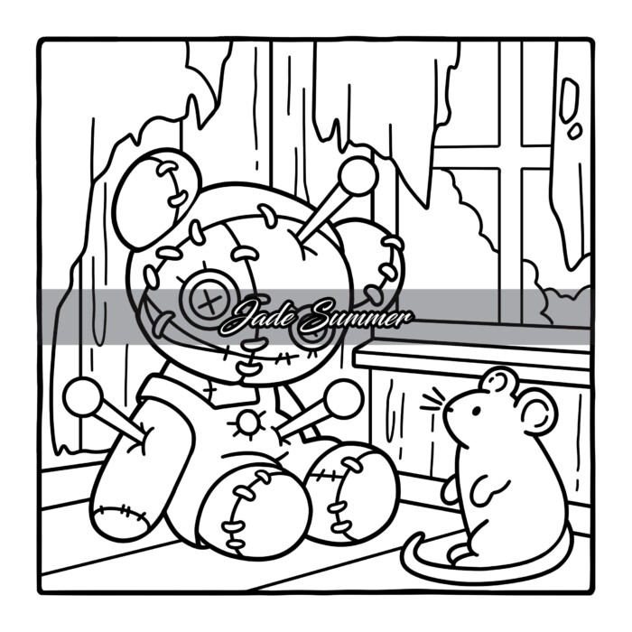 Spooky Moments Coloring Book – Jade Summer
