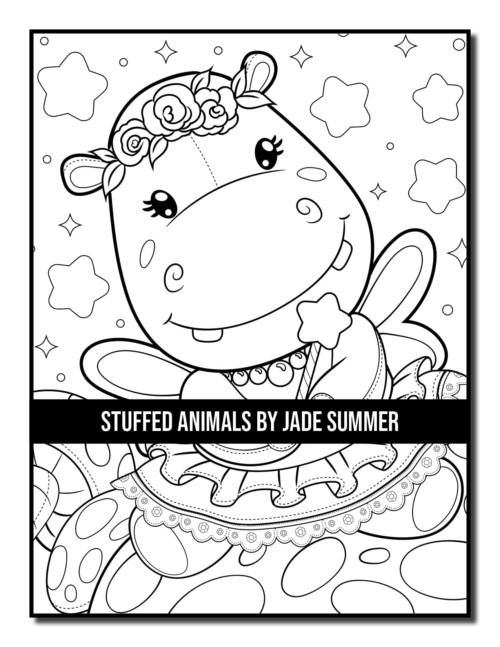 Stuffed Animals Coloring Book – Jade Summer