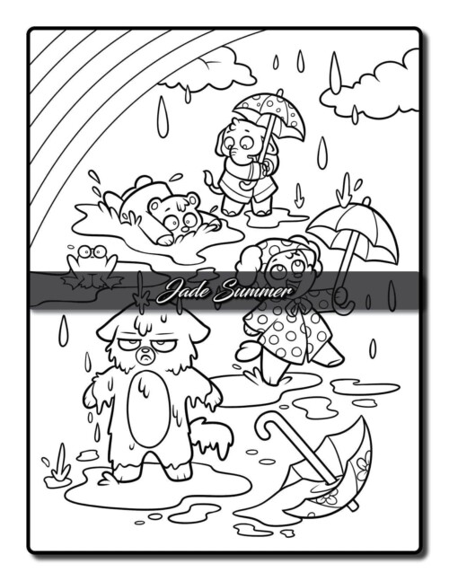 Tiny Animals Coloring Book – Jade Summer