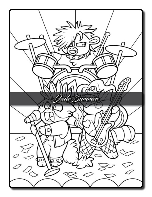 Tiny Animals Coloring Book | Jade Summer