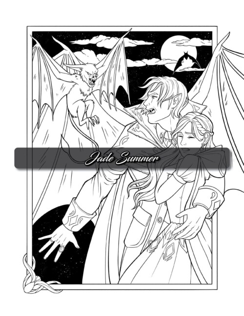 Vampire Romance Coloring Book – Jade Summer