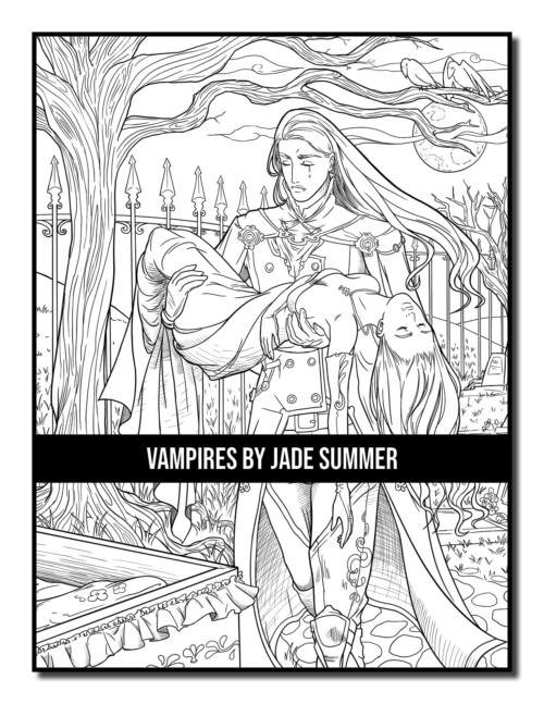 Vampires Coloring Book – Jade Summer